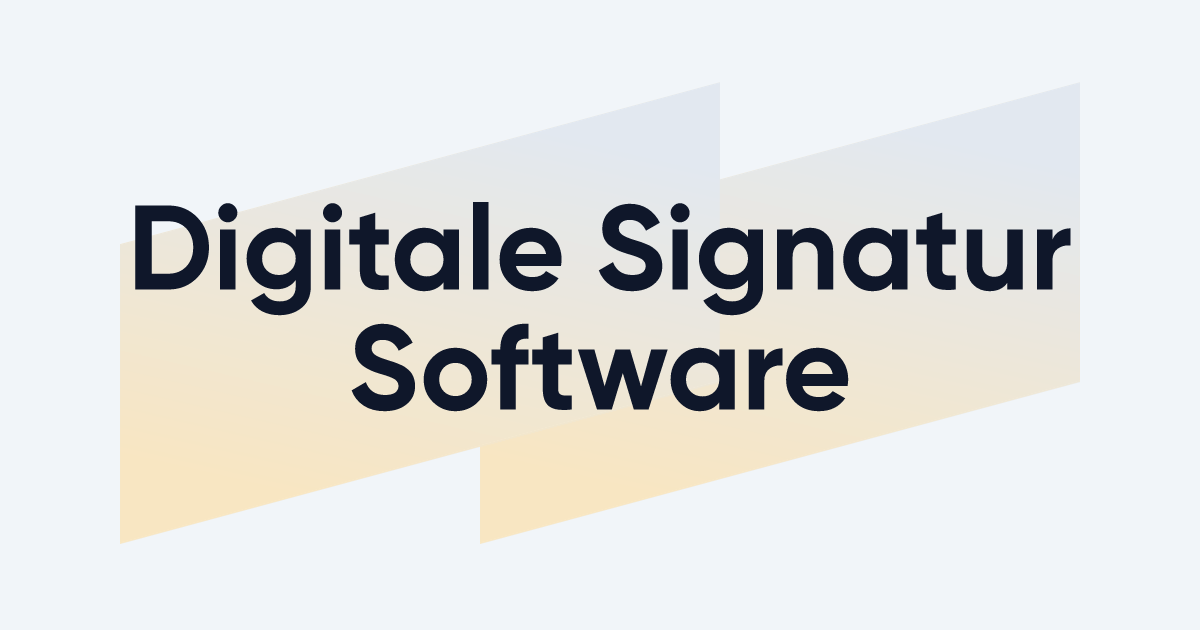 Beste (kostenlose) Digitale Signatur Software: 5 Tools im Vergleich ...