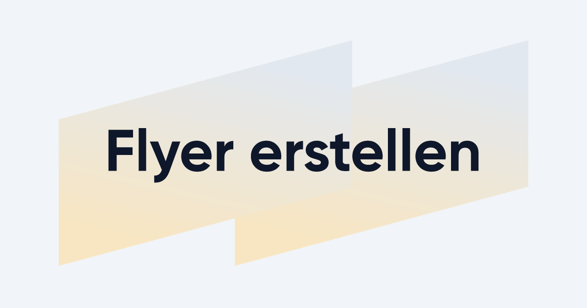 Flyer (kostenlos) erstellen: In 7 Schritte zum eigenen Flyer | EXPERTE.de