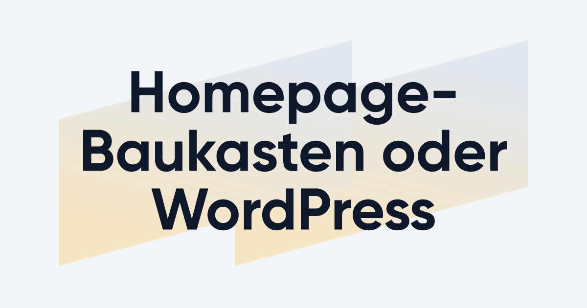 Homepage-Baukasten oder WordPress: Womit die erste Webseite erstellen? | EXPERTE.de
