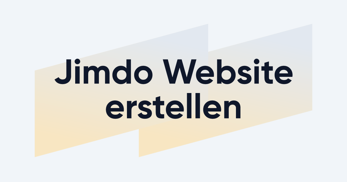 Jimdo Website erstellen: Schritt-für-Schritt-Tutorial (für Einsteiger) | EXPERTE.de