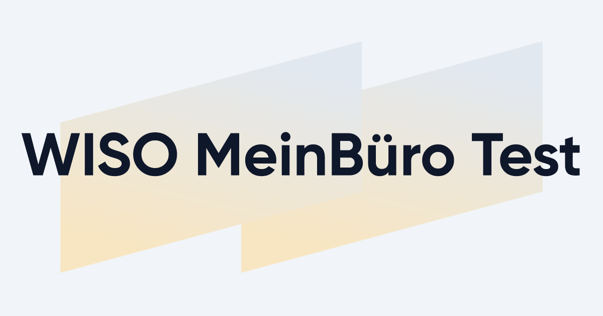 WISO MeinBüro Test: Was kann die Buchhaltungs-Software? | EXPERTE.de