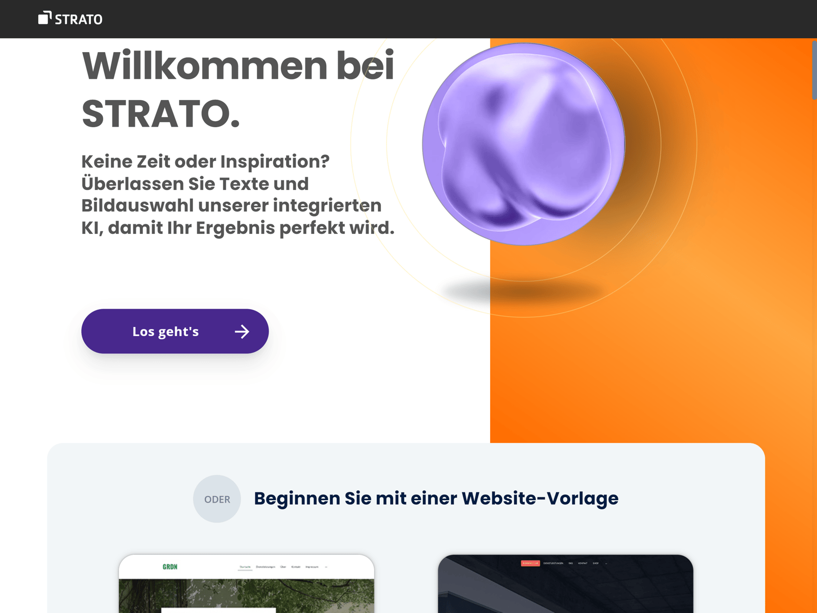 STRATO Homepage-Baukasten im Test 2025: Eine gute Wahl? | EXPERTE.de