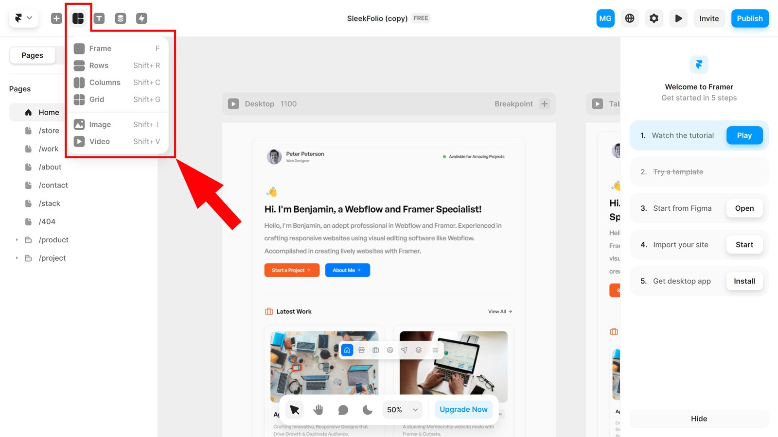 Website mit Framer erstellen: Der schnellste Weg zur Framer-Website ...