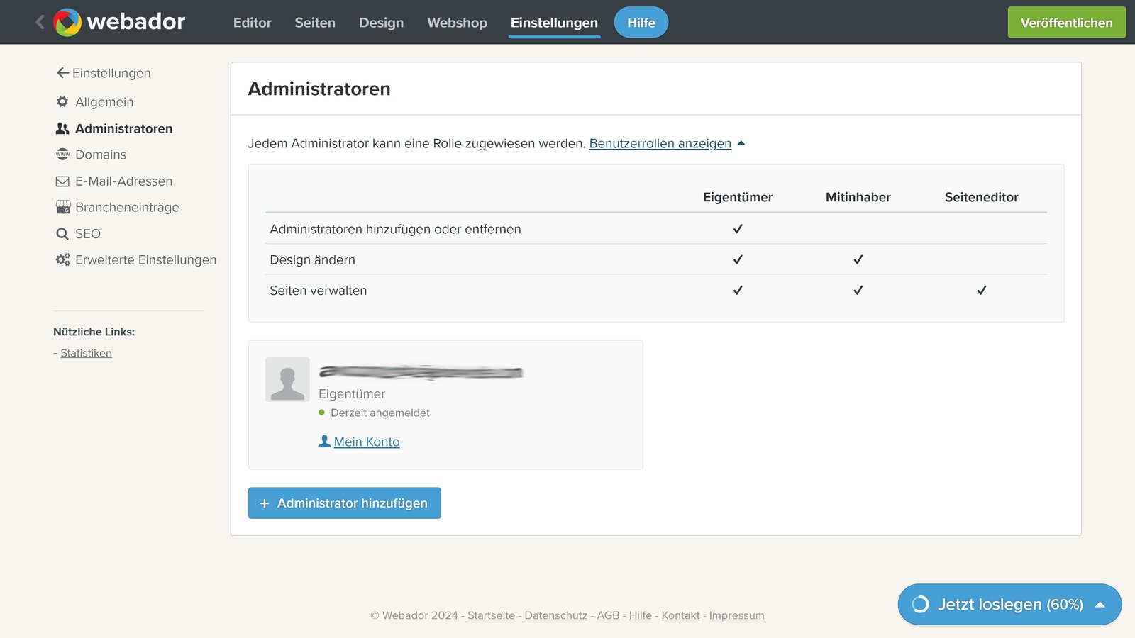 Webador Homepage-Baukästen im Test: Eine gute Wahl? | EXPERTE.de