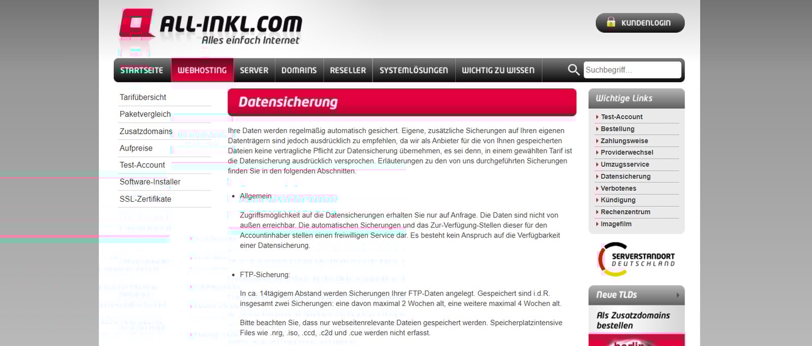 ALL-INKL Webhosting Test: Wie ist die Geschwindigkeit und ...
