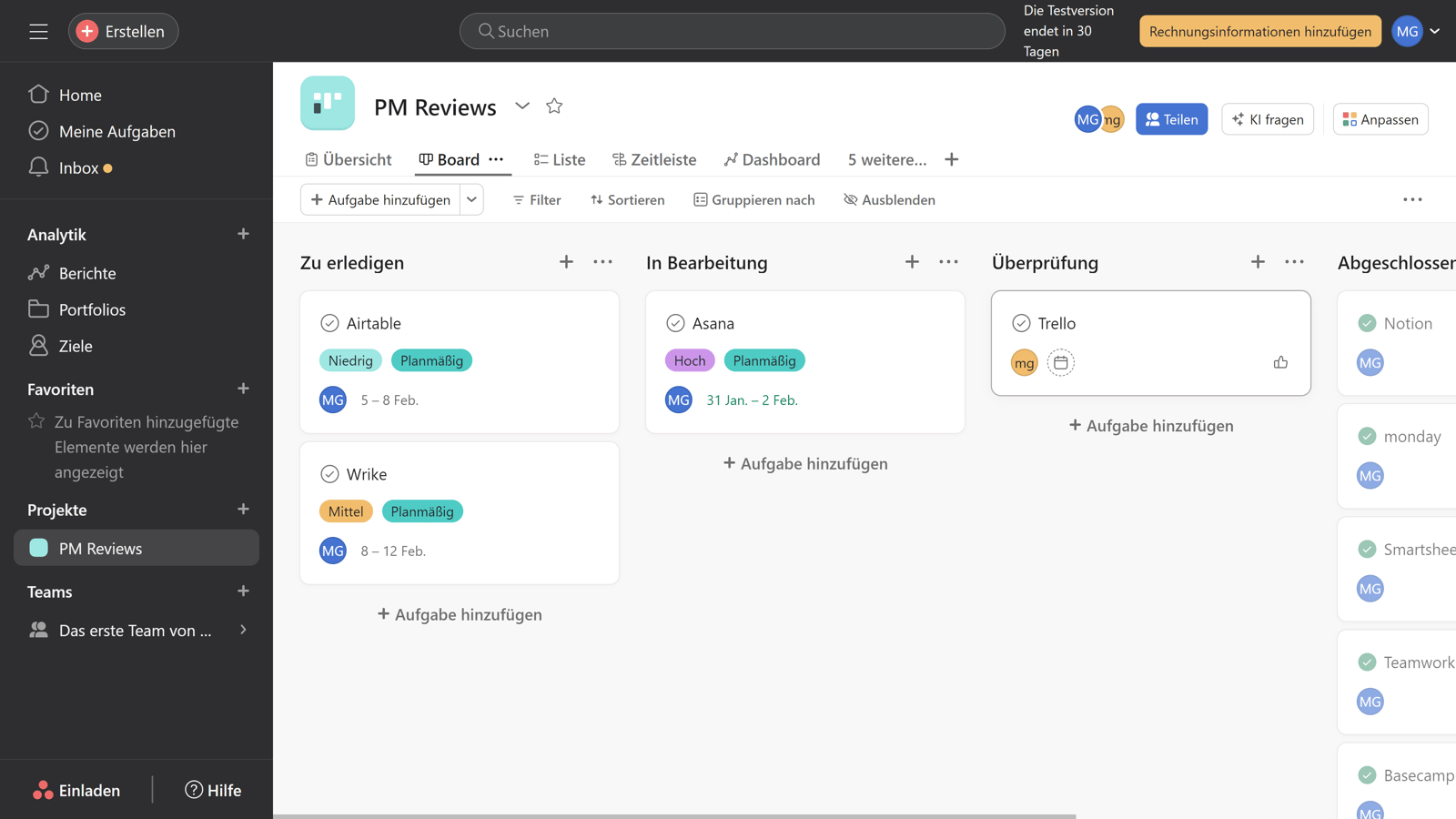 Beste Kanban-Software: 11 Tools im Test | EXPERTE.de