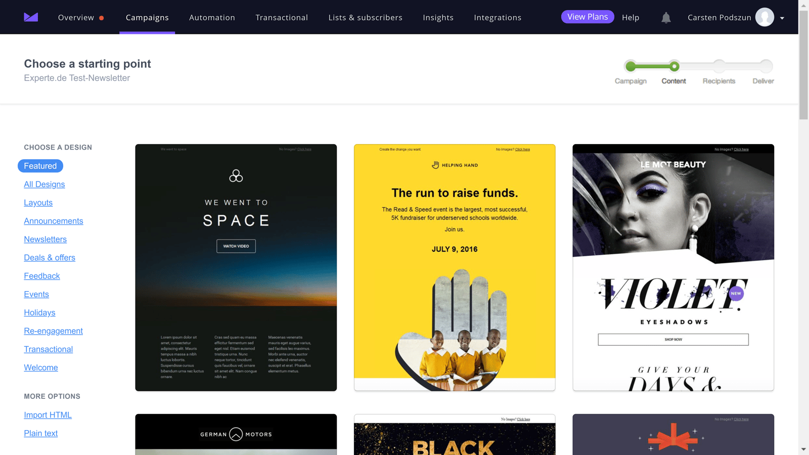 Campaign Monitor: E-Mail Marketing-Software im Test | EXPERTE.de