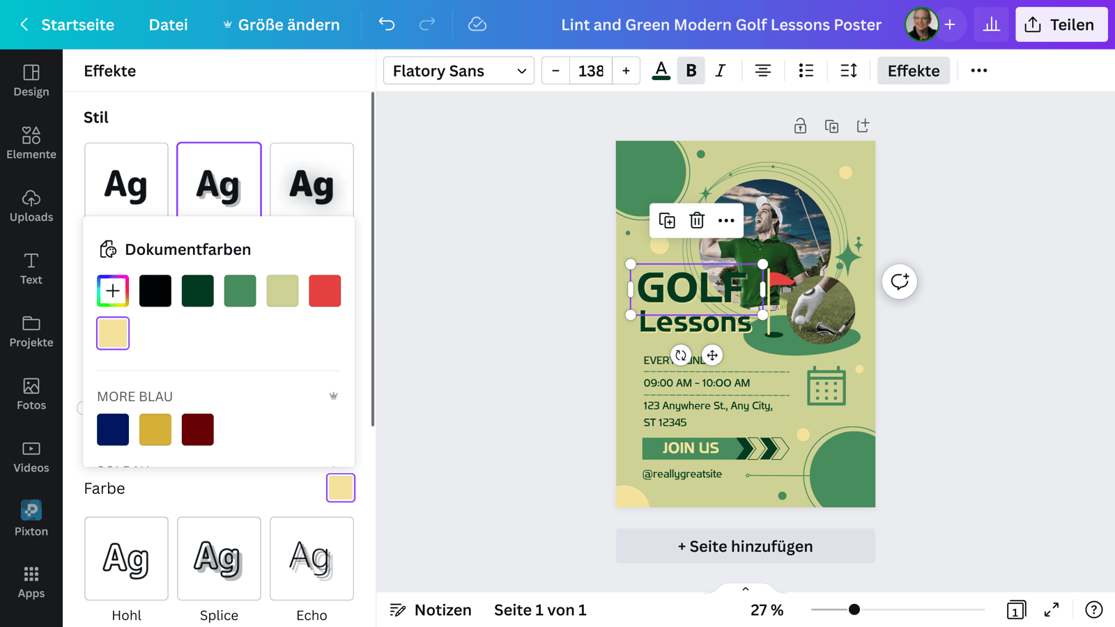Poster (kostenlos) erstellen: In 7 Schritten zum eigenen Plakat ...