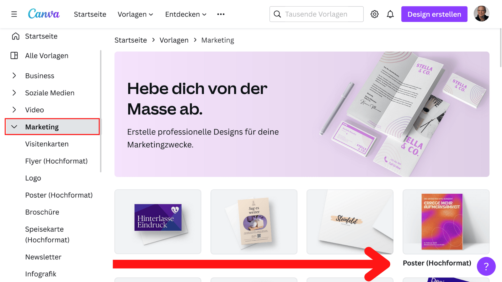 Poster (kostenlos) erstellen: In 7 Schritten zum eigenen Plakat ...