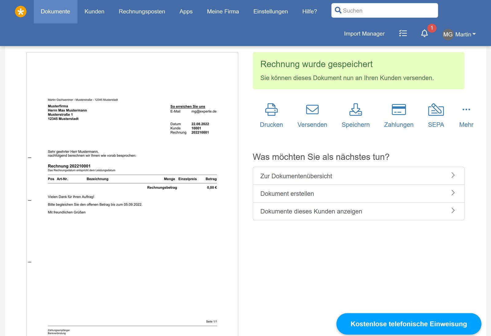 easybill Test: Die richtige Software für Ihre Rechnungen? | EXPERTE.de