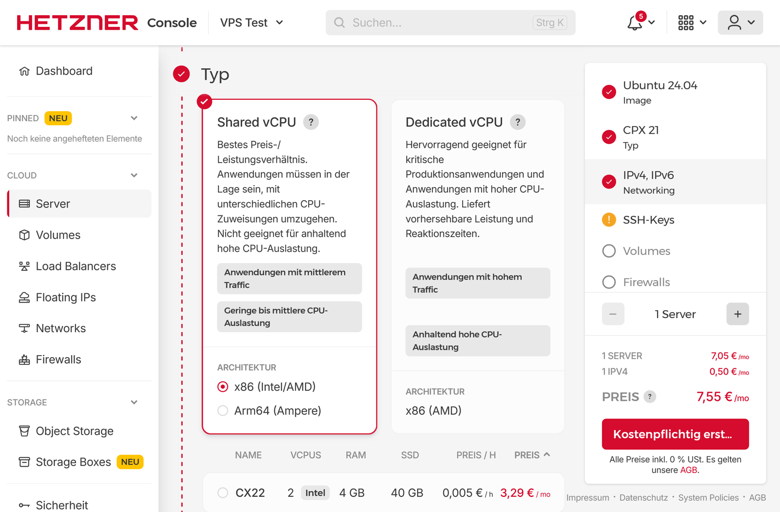 Hetzner VPS Test: Wie gut ist die Leistung der Cloud-Server? | EXPERTE.de