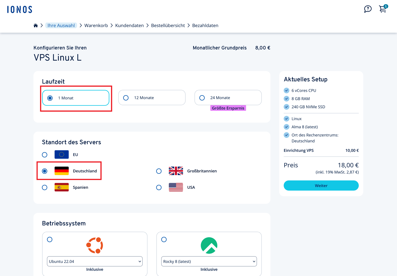 IONOS VPS Test: Wie ist die Performance der vServer? | EXPERTE.de