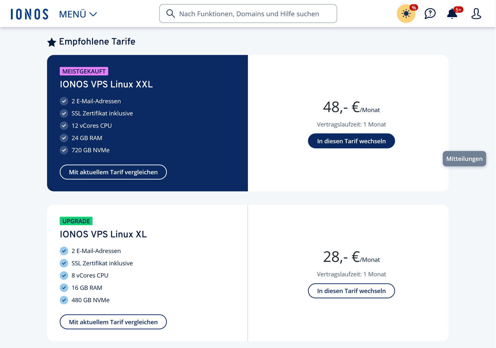 IONOS VPS Test: Wie ist die Performance der vServer? | EXPERTE.de