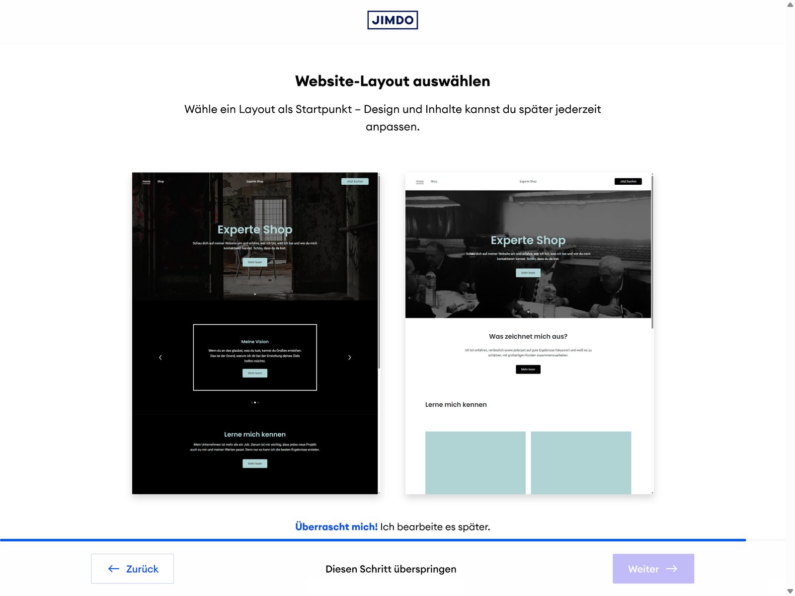Jimdo Online-Shop im Test 2026: Gelingt der eigene Shop? | EXPERTE.de