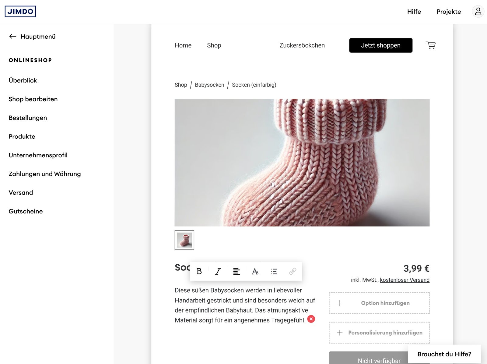 Jimdo Online-Shop im Test 2026: Gelingt der eigene Shop? | EXPERTE.de