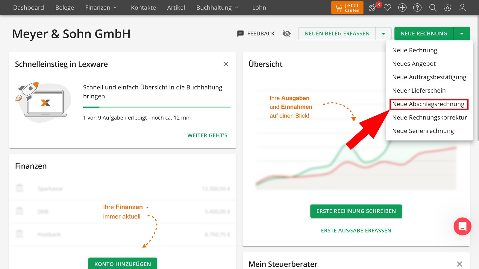Was ist eine Abschlagsrechnung? Alles, was Sie wissen müssen | EXPERTE.de