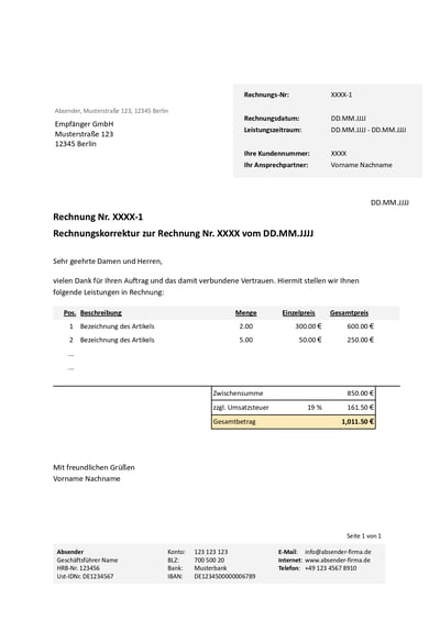 Falsche Rechnung