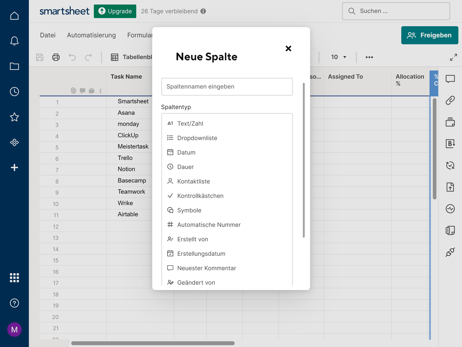 Smartsheet Test: Der smarte Excel-Killer für die vernetzte Arbeitswelt ...