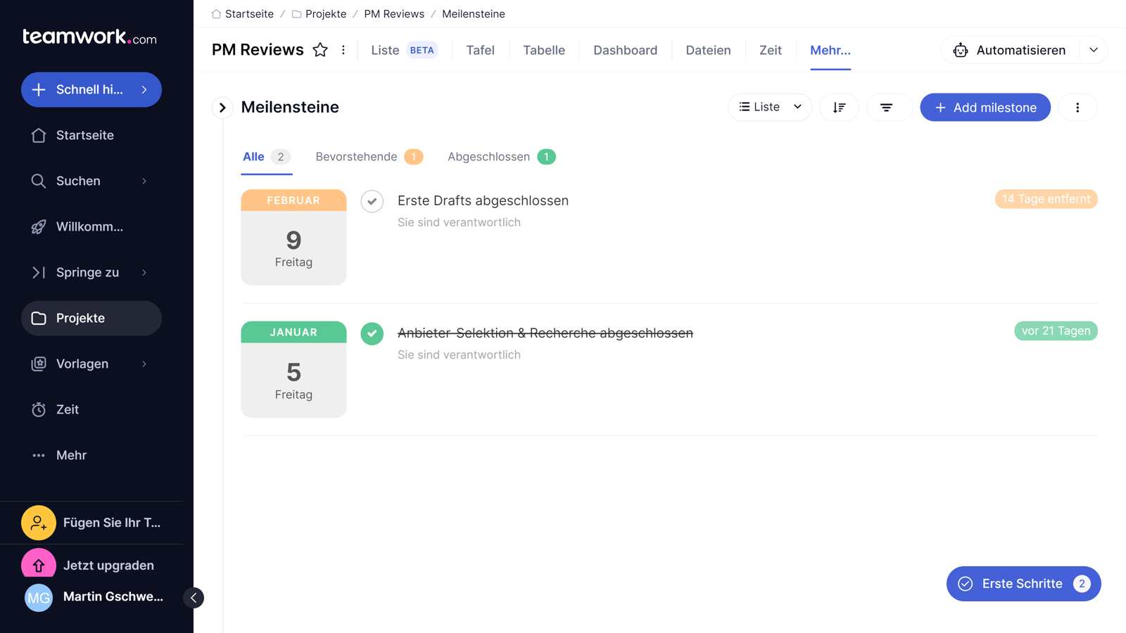 Teamwork Test: Das beste Projektmanagement-Tool für Kundenarbeit ...