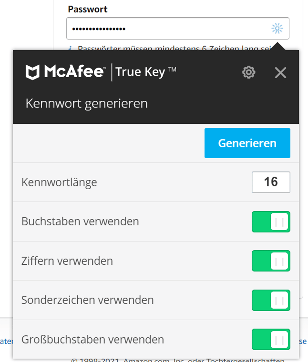 McAfee True Key Test: Wie gut schützt es? | EXPERTE.de